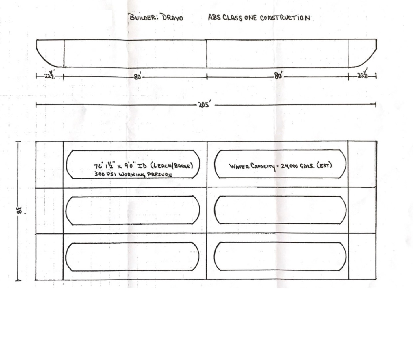 4k Barrel ABS Pressure Barges | Bourg Marine, Inc.