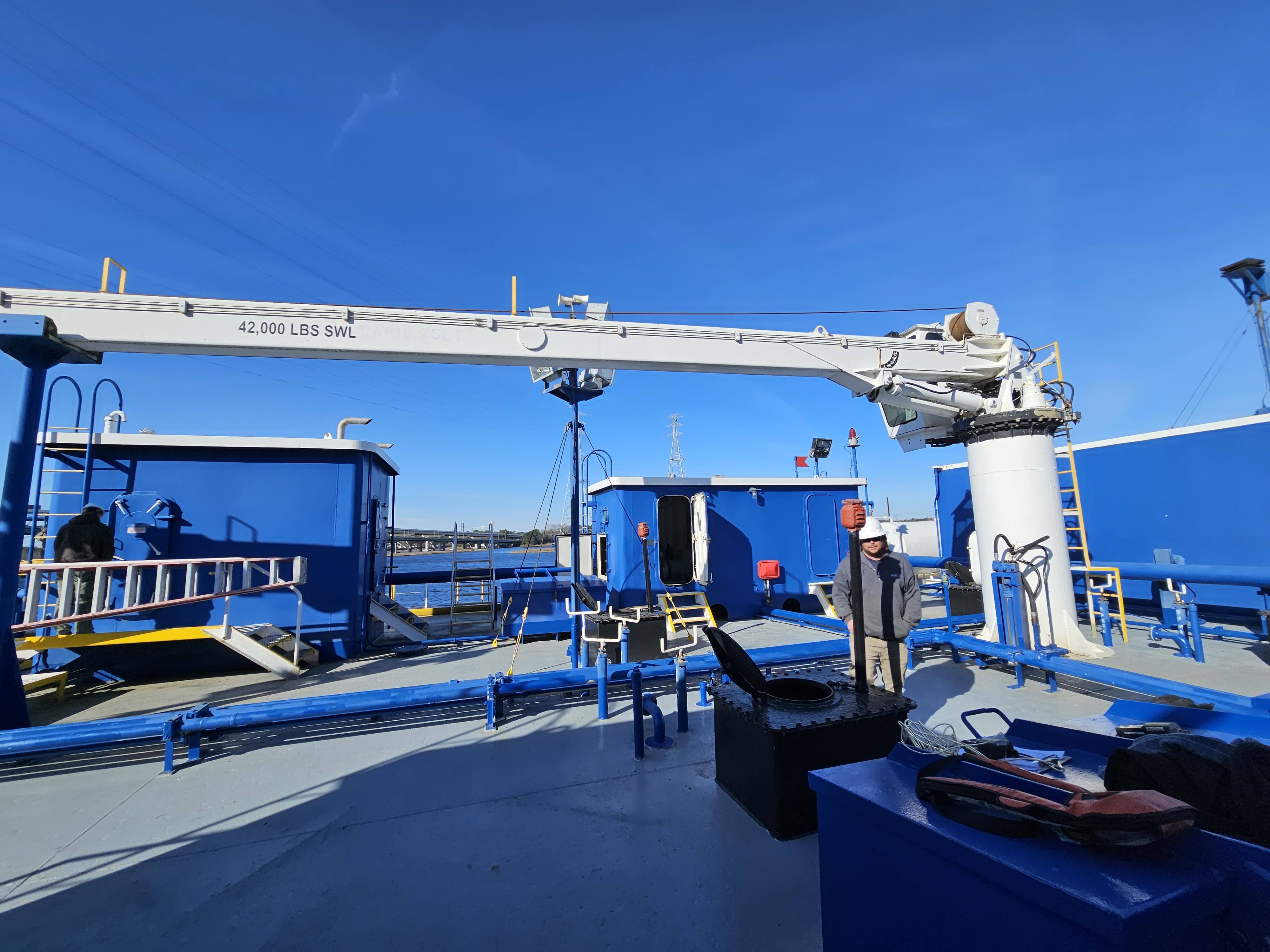 320′ x 75′ x 24′ Tank Barge w Loadline | Bourg Marine, Inc.